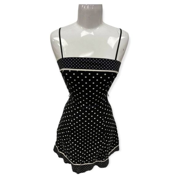 Papaya | Dresses | Papaya Spring Summer Ready Black White Polka Dot ...